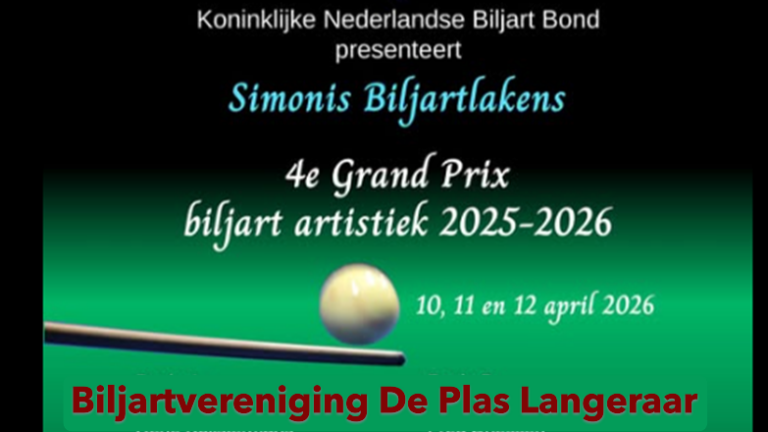 Grand Prix Artistiek Biljart Groot Succes! - NEO RADIO